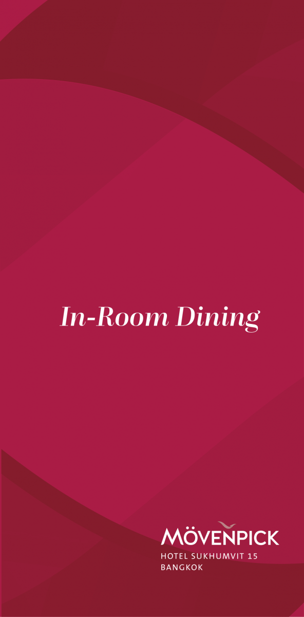 Movenpick Hotel Sukhumvit 15 Bangkok - In-Room Dining Menu